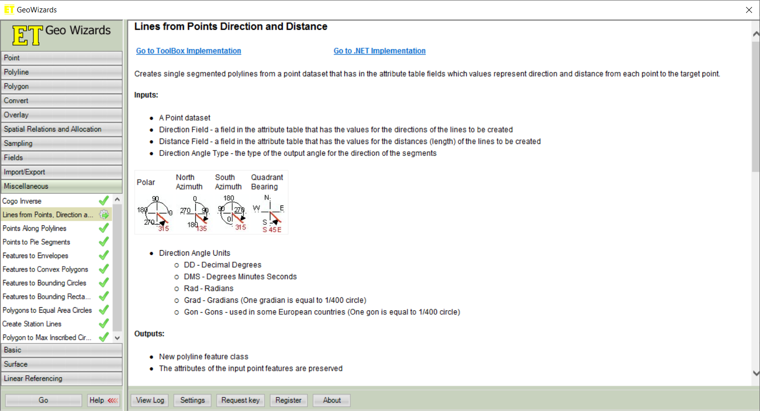 Moving multiple points to new locations using distances and directions – Baseline GIS