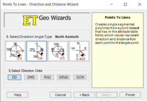 Moving multiple points to new locations using distances and directions ...