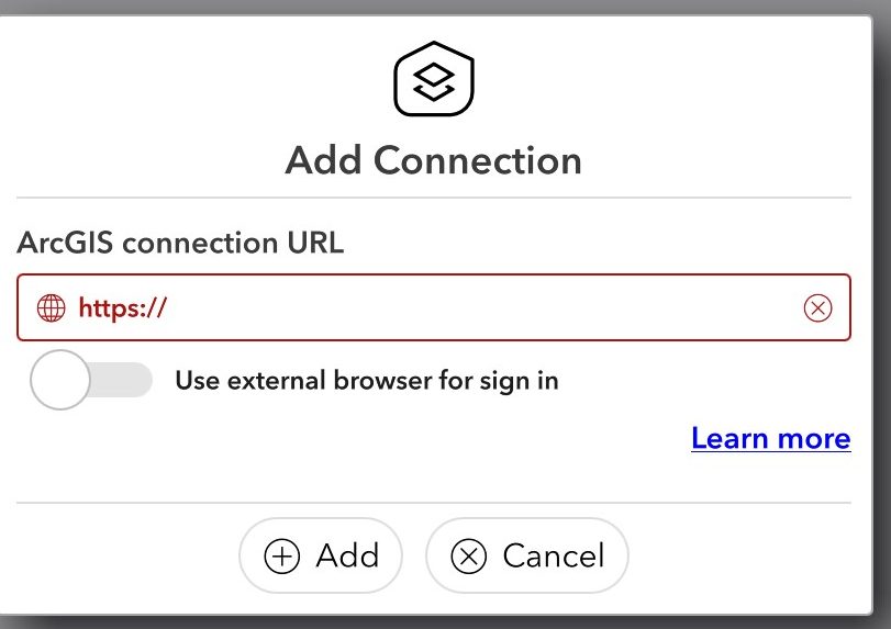 Connecting Survey123 Mobile Application to Enterprise Portal – Baseline GIS